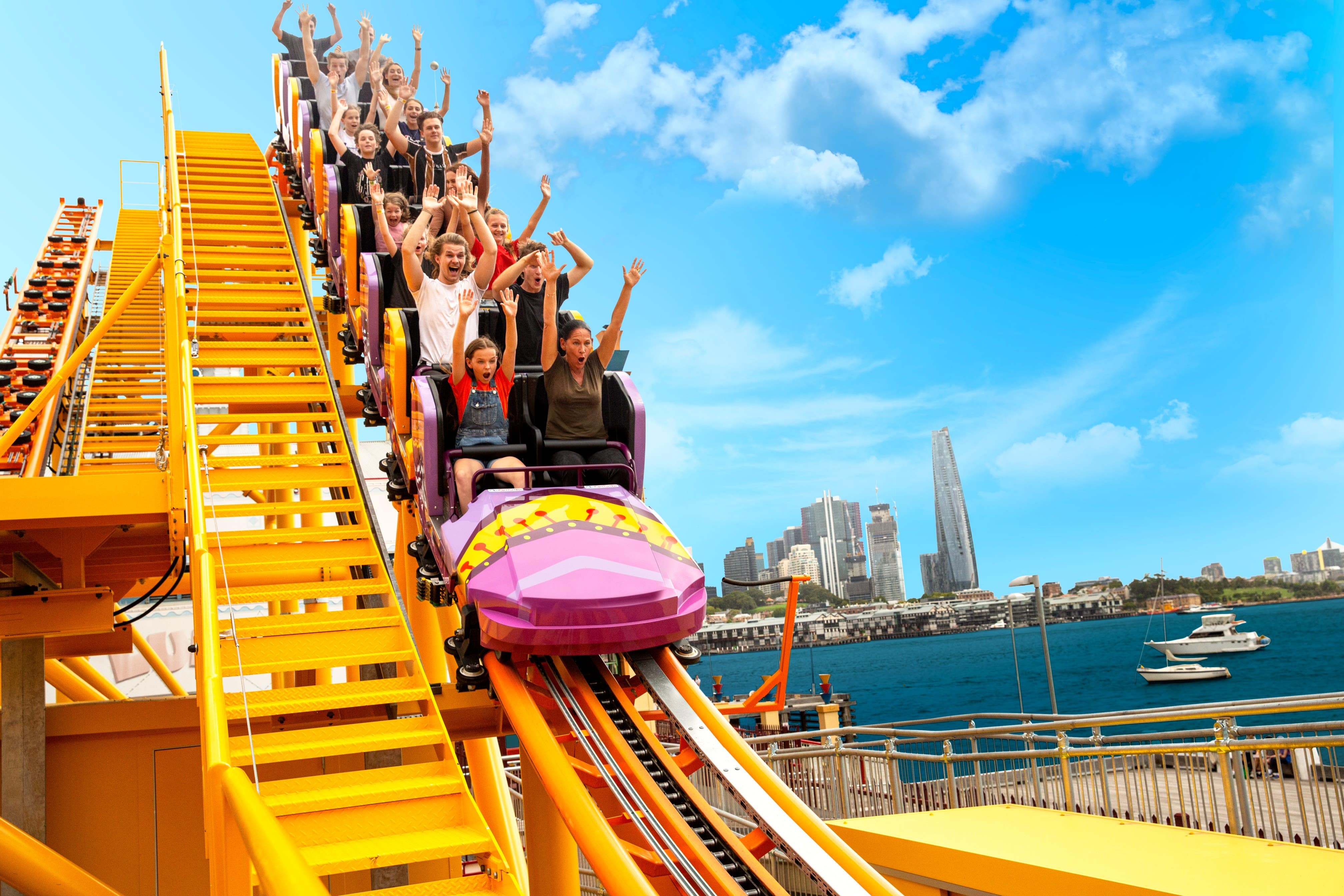 Roller Coaster Amusement Park Roller Coaster Amusement Park